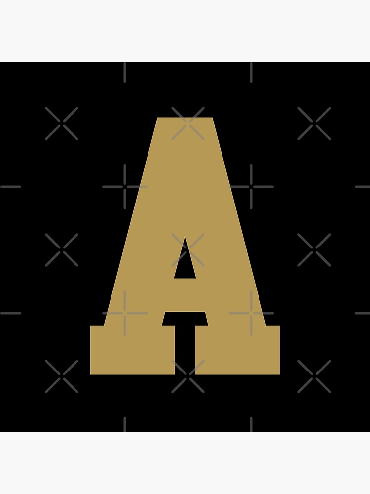 "Alphabet, Gold A, Sports letter A" Art Print by TheCultStuff | Redbubble