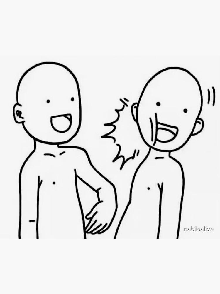 "Slap meme" Sticker for Sale by nabiisalive | Redbubble