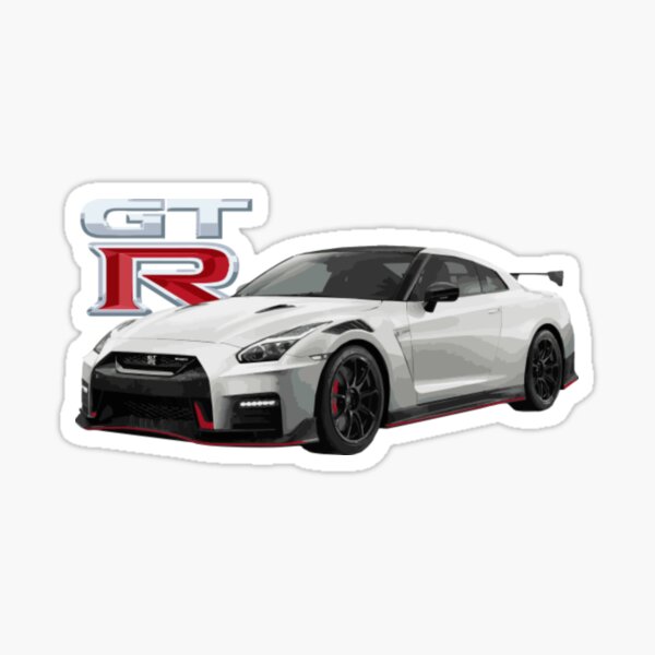 "Gtr nismo gt-r gtr r35 godzilla" Sticker for Sale by CherryTeess ...