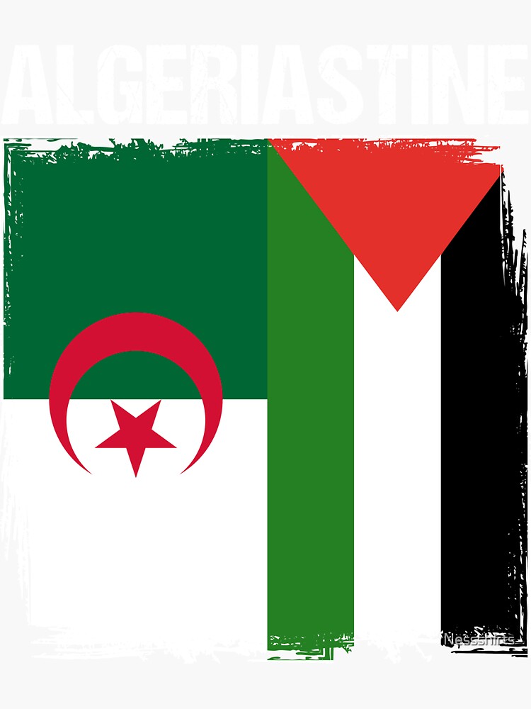 "Algeriastine Palestine Free Palestine Algeria" Sticker for Sale by ...