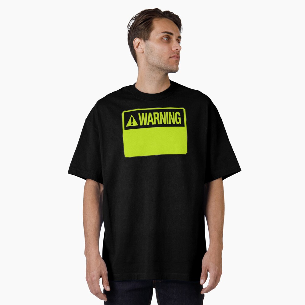 "Blank Lime Green Warning Hazard Sign" Sticker for Sale by ...
