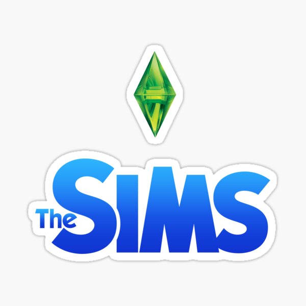 "sims" Sticker for Sale by Ela29 | Redbubble
