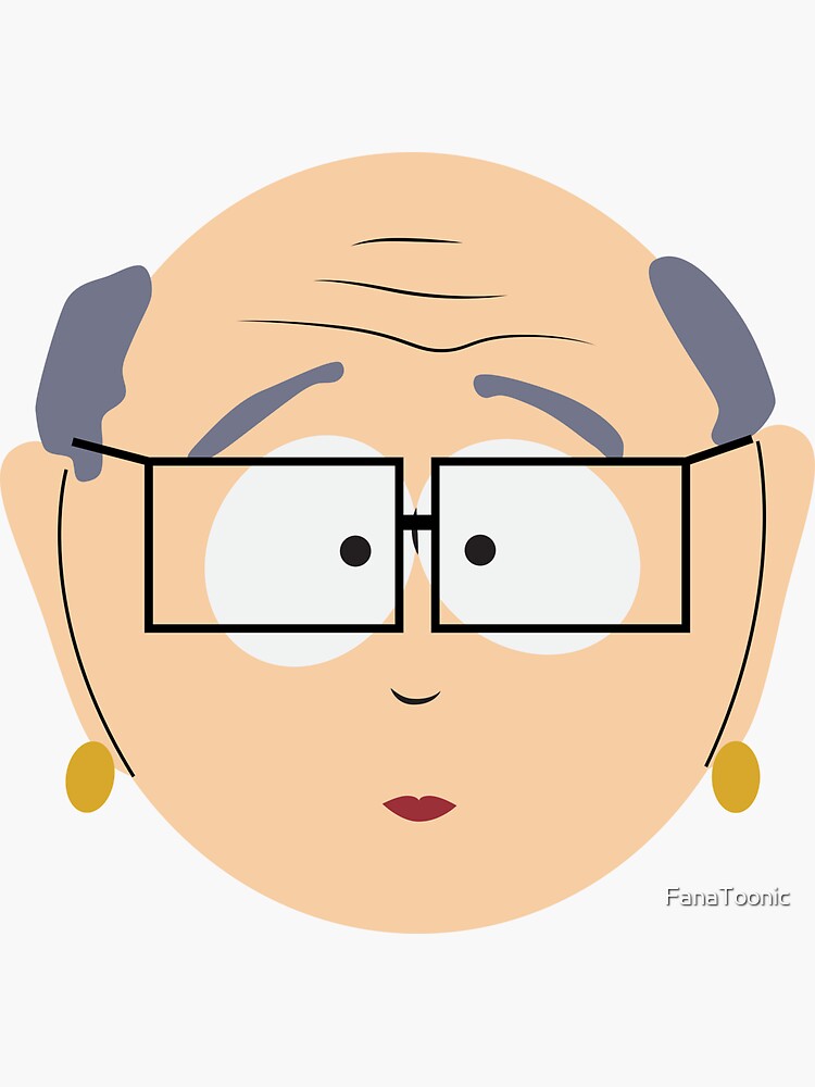"Ms. Garrison's Face" Sticker by FanaToonic | Redbubble