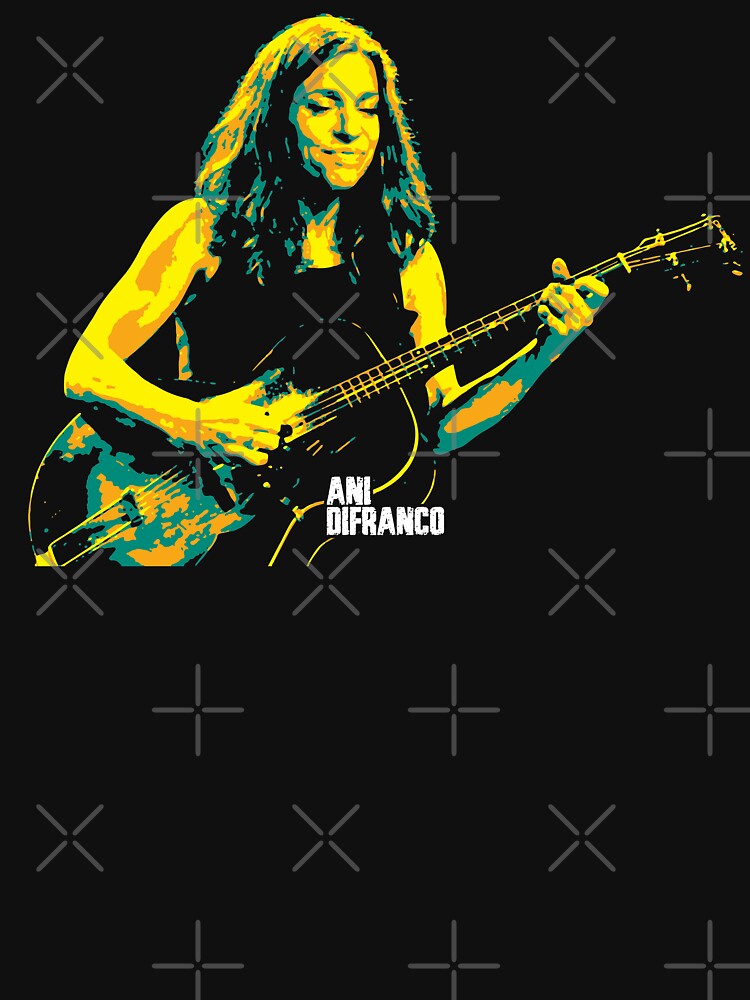 "Ani DiFranco. Angela Maria. American singer-songwriter v2" T-shirt for ...