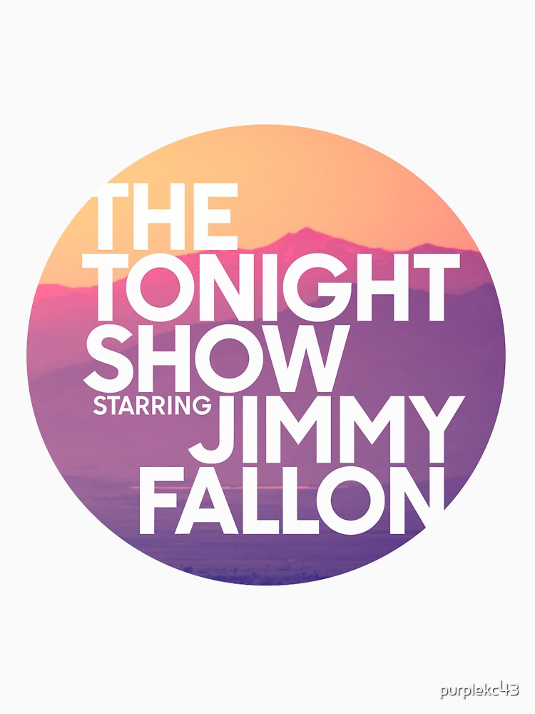 "Sunset Jimmy Fallon" T-shirt for Sale by purplekc43 | Redbubble ...