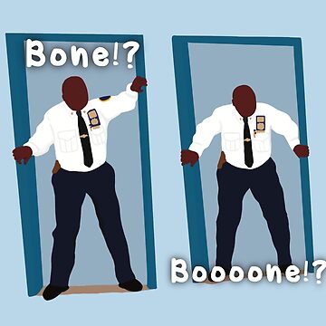 "B99 - CAPTAIN HOLT BONE!" Sticker by MomosDrawing | Redbubble