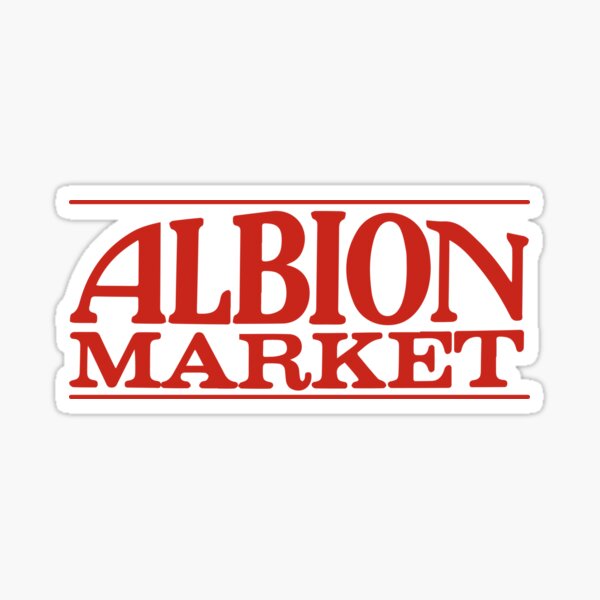 "Albion Market" Sticker for Sale by attractivedecoy | Redbubble