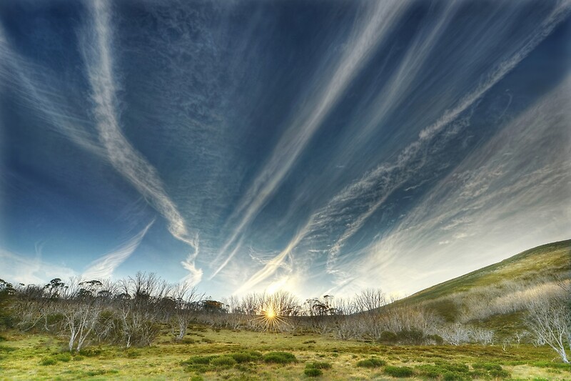 "Sunset sky patterns, Mount Nelse" by Kevin McGennan | Redbubble