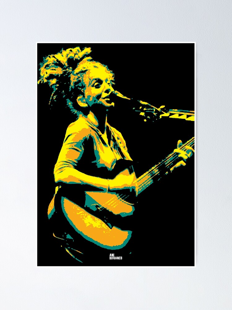 "Ani DiFranco. Angela Maria. American singer-songwriter v3" Poster for ...