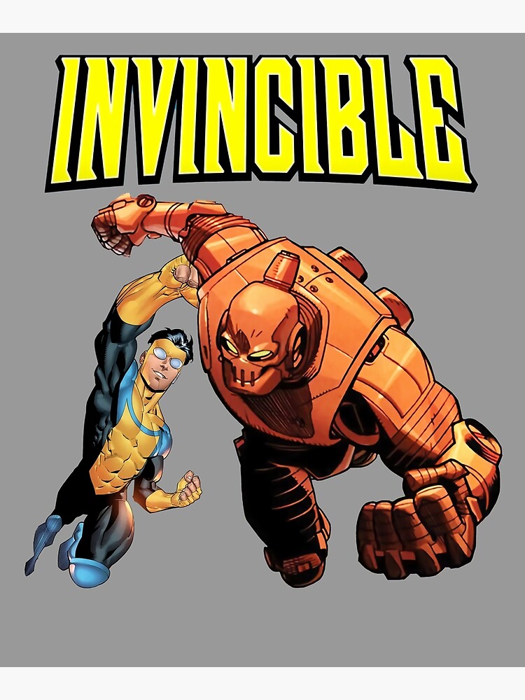 "Robot And Invincible" Poster by lilybrian | Redbubble