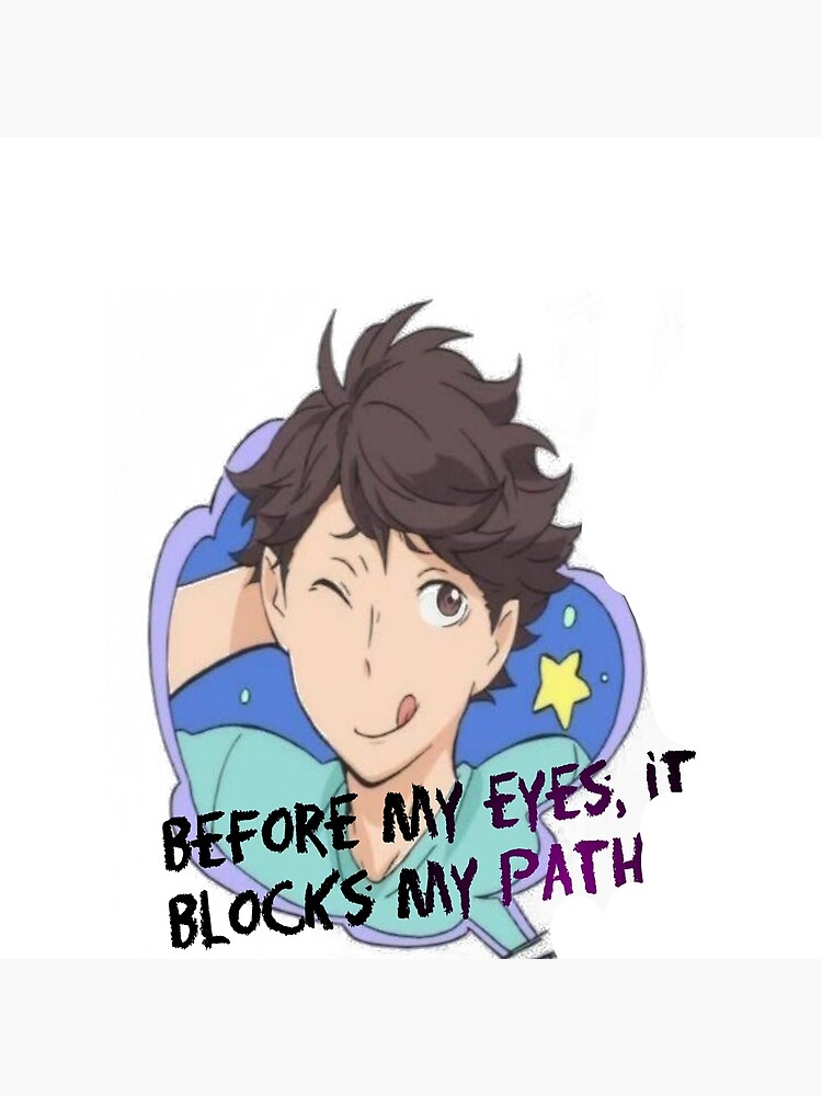 "Oikawa anime" Poster by Shizuka123 | Redbubble