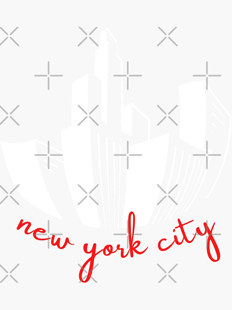 "new york city buildings" Sticker for Sale by GBDesigner | Redbubble