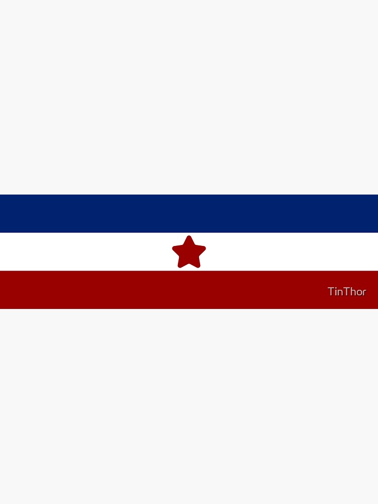 "Zastava SFRJ Jugoslavije majica" Sticker for Sale by TinThor | Redbubble