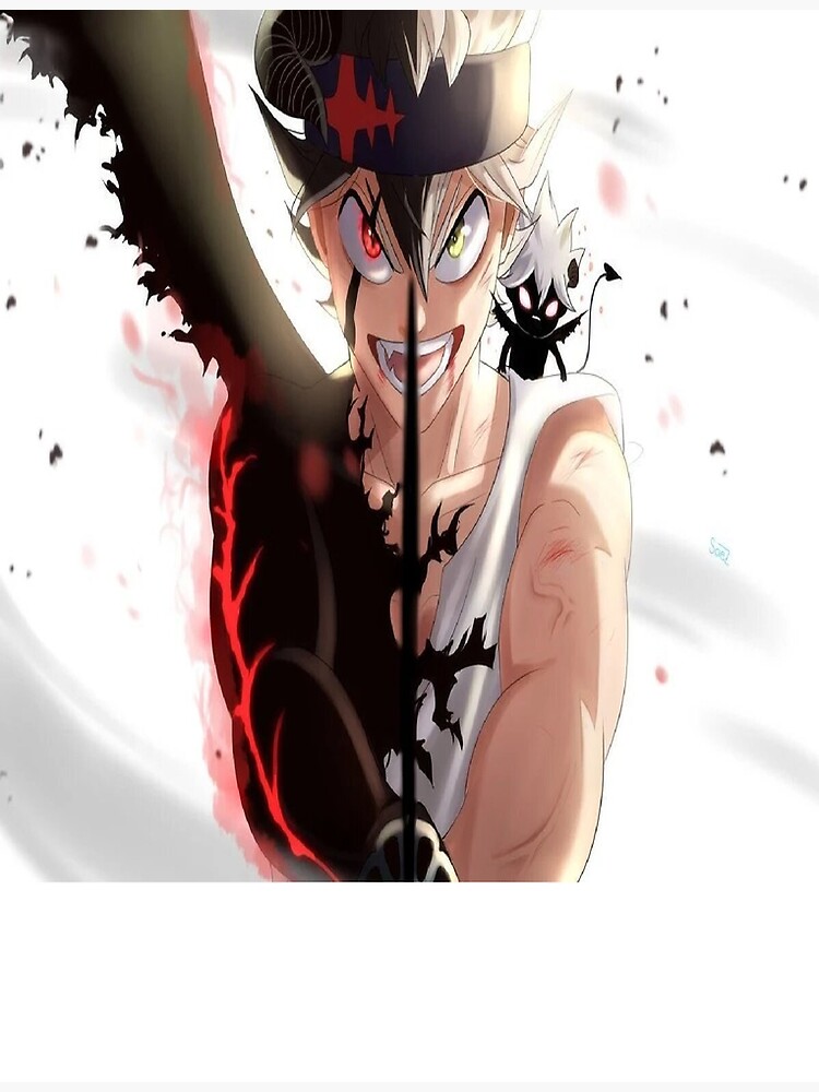 "black clover asta devil form" Photographic Print by MrBraiek | Redbubble