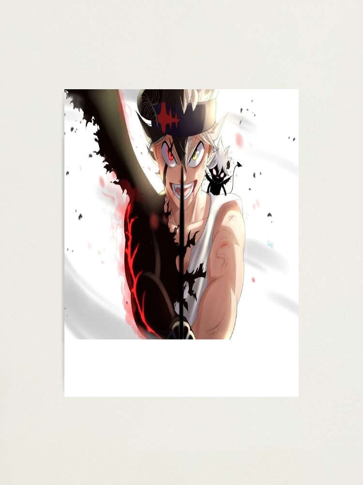"black clover asta devil form" Photographic Print by MrBraiek | Redbubble