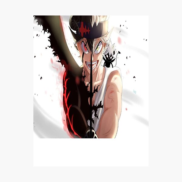 "black clover asta devil form" Photographic Print by MrBraiek | Redbubble