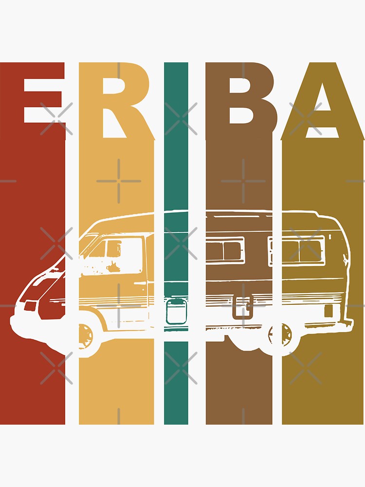 "Eriba Colours" Sticker by Hymer1957 | Redbubble