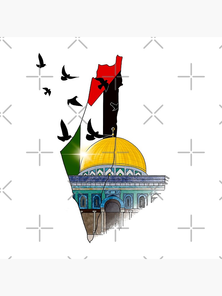 "Al Aqsa Mosque | Digital Illustration | Detailed | Free Palestine ...