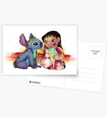 Stitch: Cartes postales | Redbubble