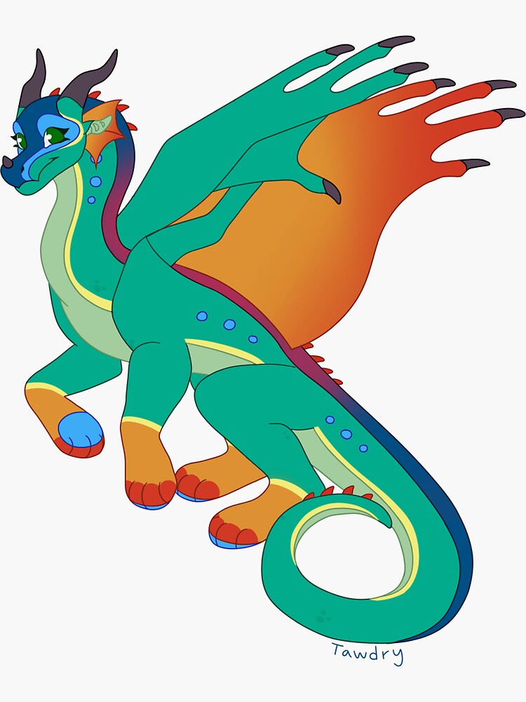 "Glory | WoF / Wings of Fire Sticker" Sticker by Tawdry | Redbubble