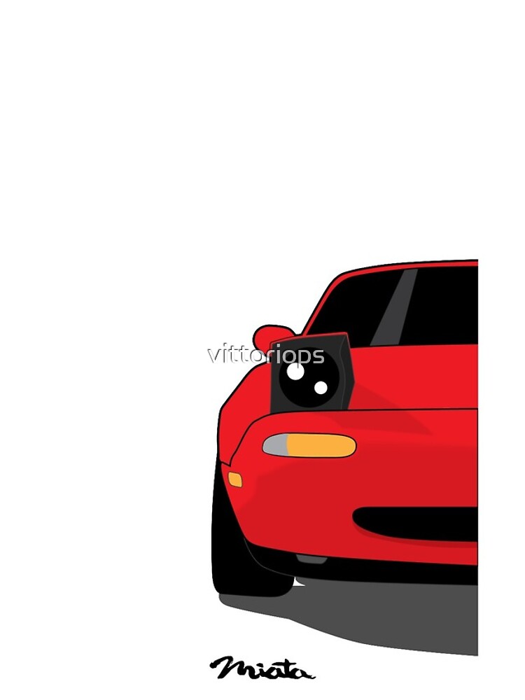 "Kawaii Miata MX-5" iPhone Case for Sale by vittoriops | Redbubble