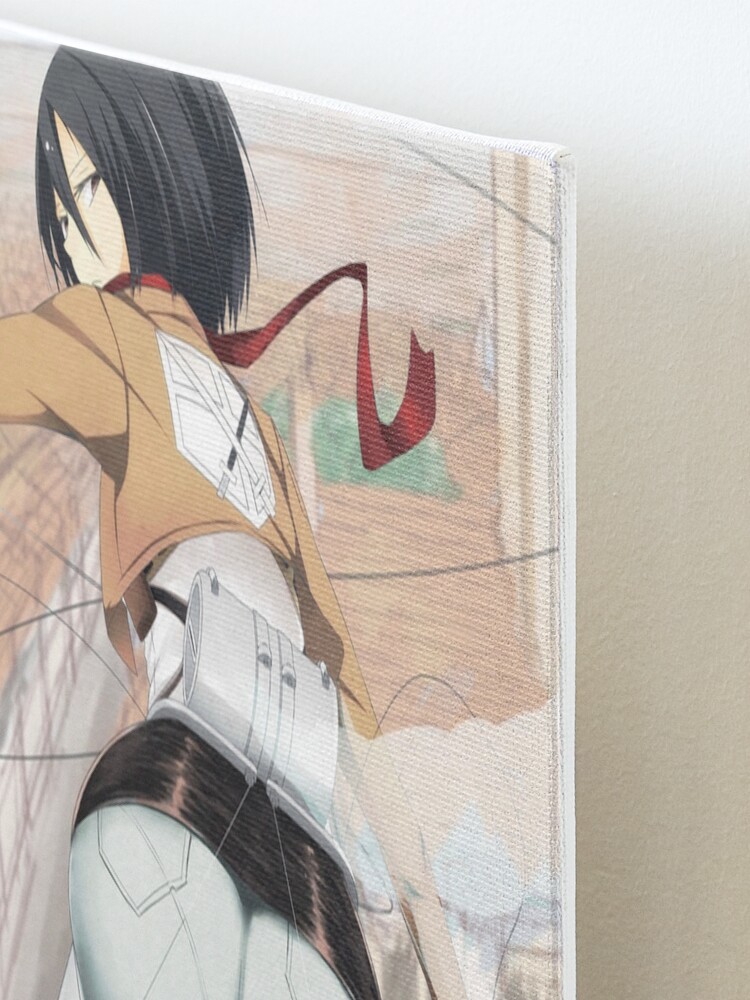 "Mikasa Attack auf Titan Girls sexy schönen Arsch" Aufgezogener Druck von ArtandDesignI | Redbubble