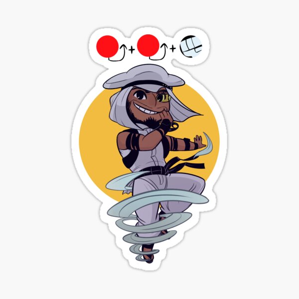 "Rashid" Sticker for Sale by skullslime | Redbubble