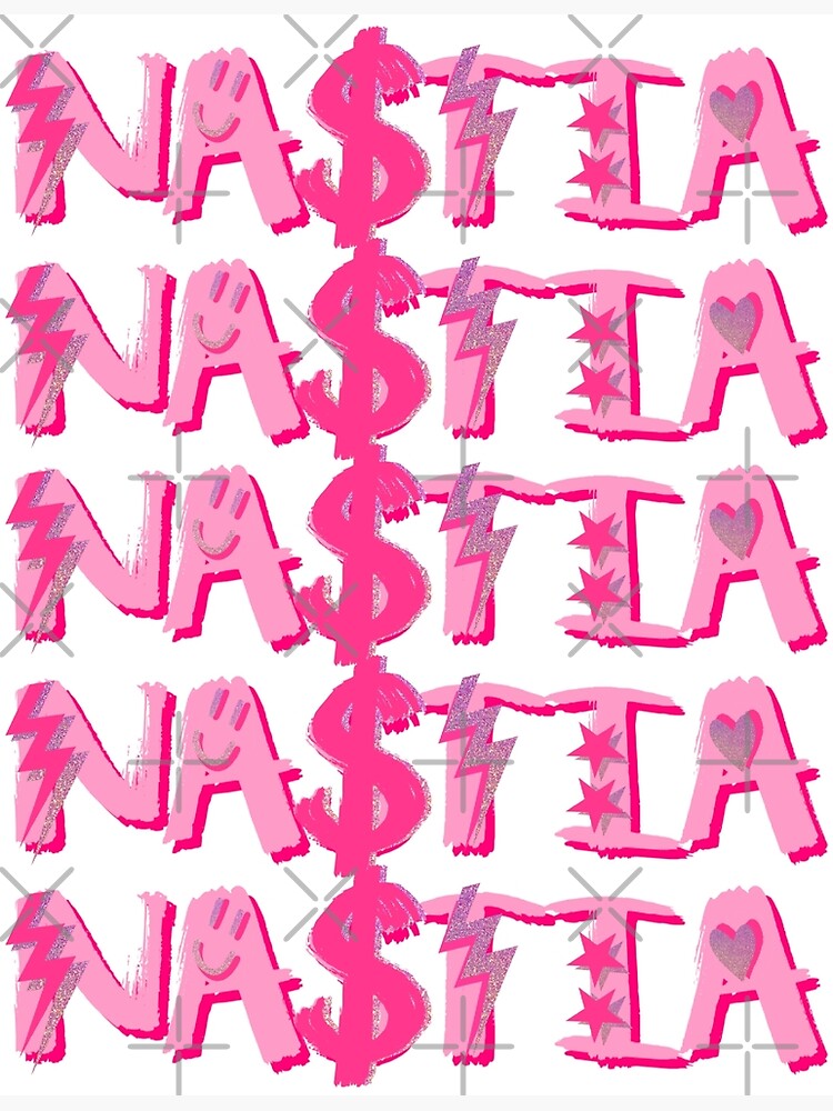 "NASTIA name" Art Print for Sale by juliasantos5 | Redbubble