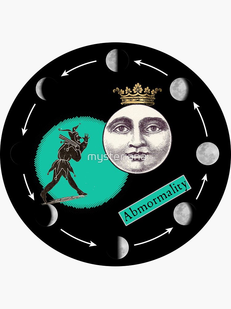 "Abnormality" Sticker for Sale by mysteriana | Redbubble