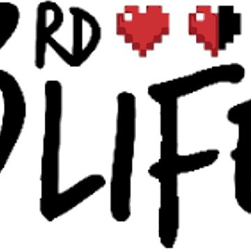 "3rd life smp logo" Sticker for Sale by Luna214o | Redbubble