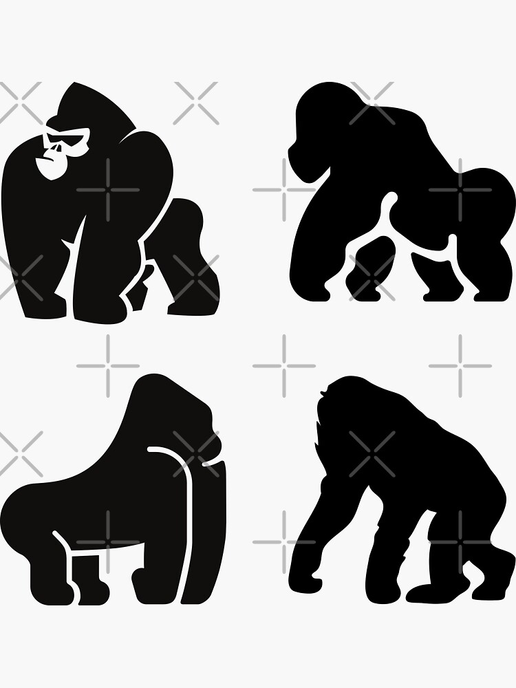 "Ape sticker pack" Sticker by CaitU | Redbubble
