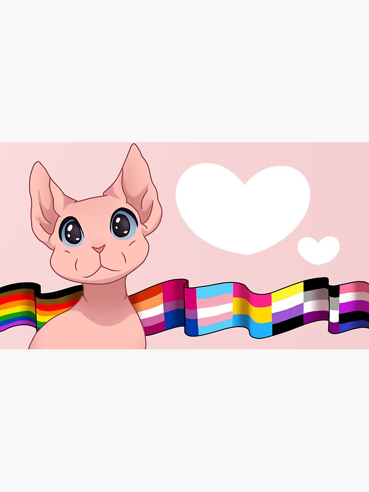 "Bingus Pride" Sticker by Alphabee | Redbubble