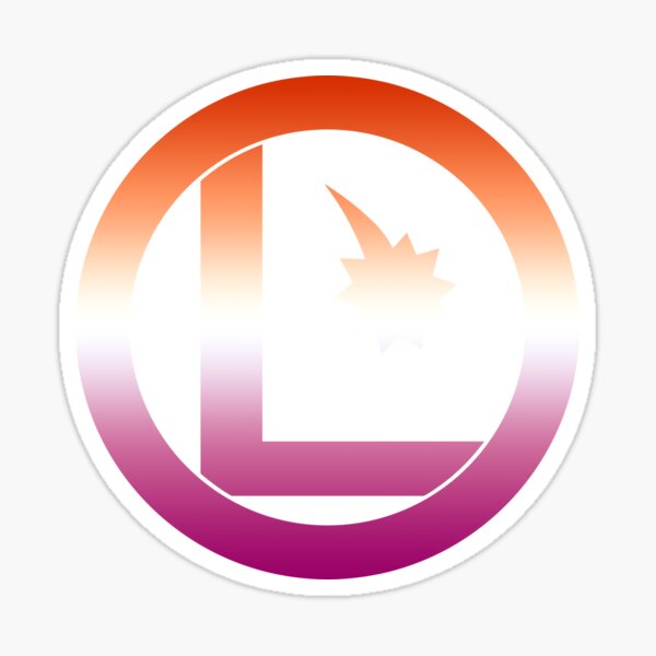 "Legion of Super-Heroes Lesbian Logo" Sticker for Sale by GoldenMagpie ...