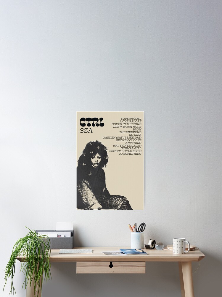 "SZA CTRL Poster" Poster for Sale by olivebranchshop | Redbubble