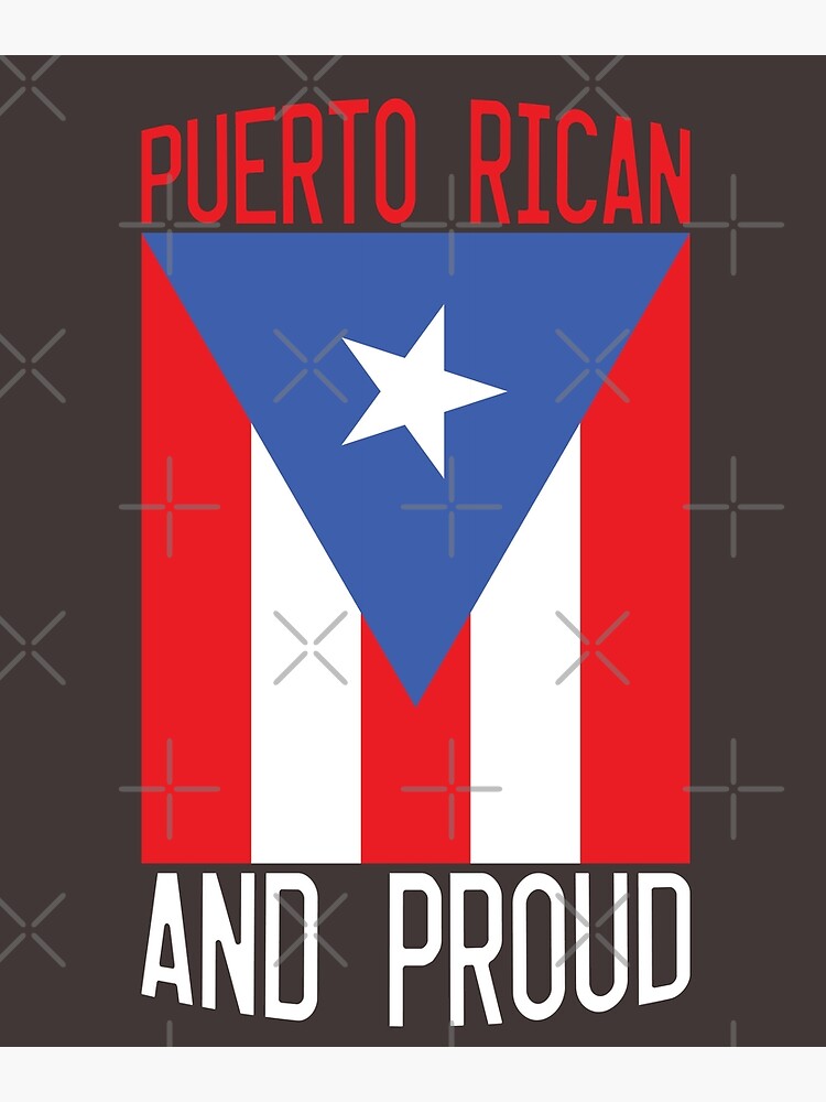 Lámina fotográfica «Bandera de Puerto Rico - puertorriqueño y orgulloso ...