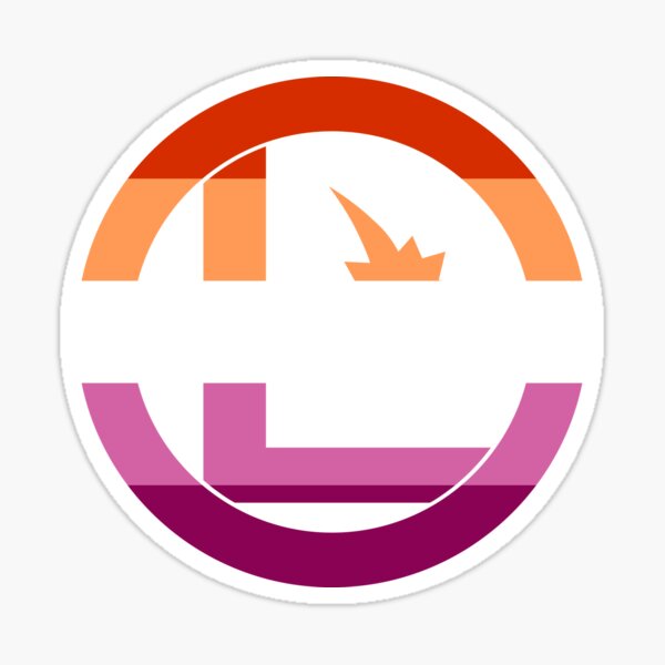 "Legion of Super-Heroes Lesbian Logo 2" Sticker for Sale by ...