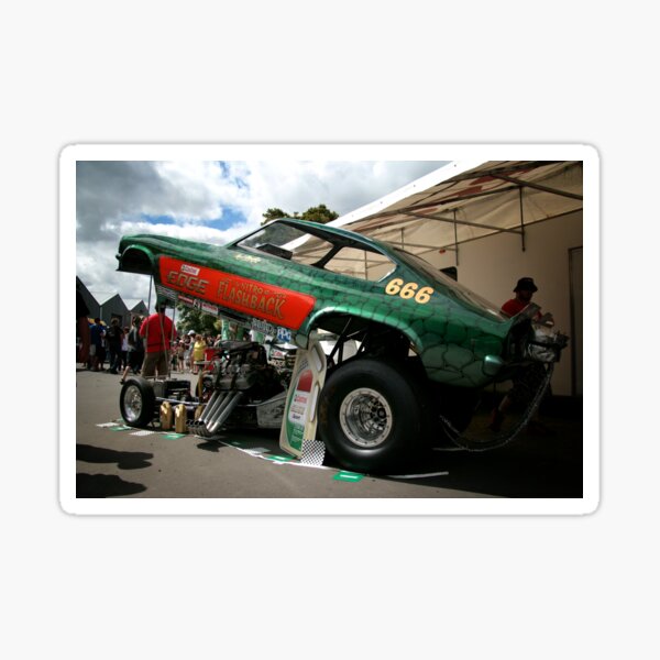 "Nitro Flashback" Sticker by Rikko | Redbubble