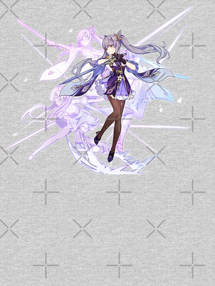 "Genshin Impact - Keqing Official Character Wish - Gacha Splash Art" T ...