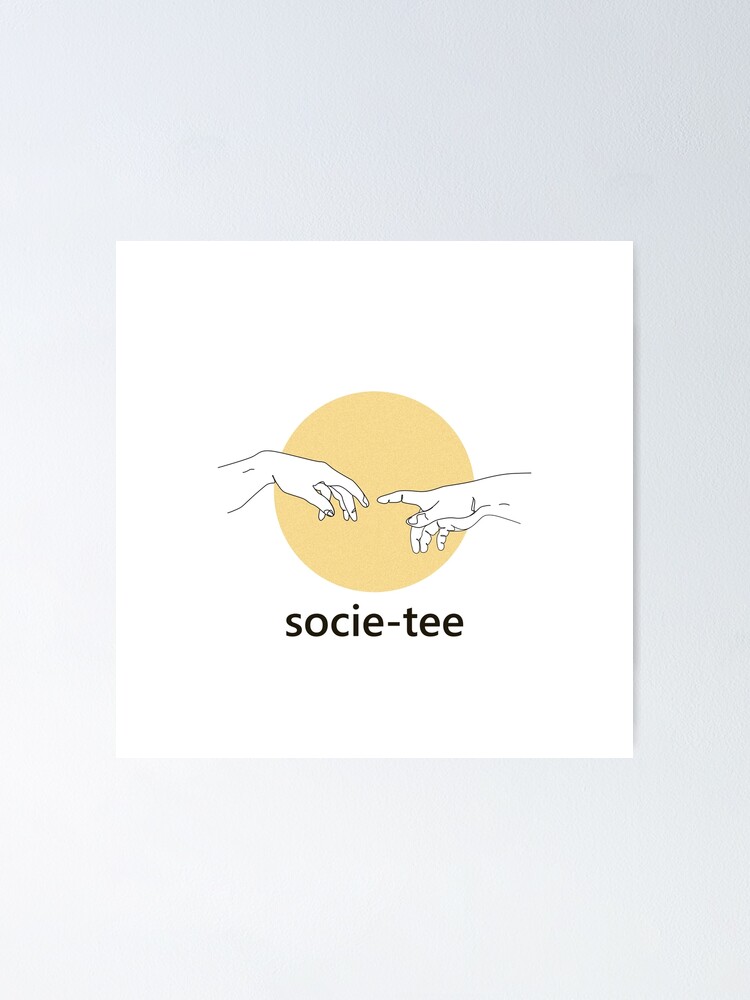 "SOCIE-TEE logo" Poster by Akash9790 | Redbubble