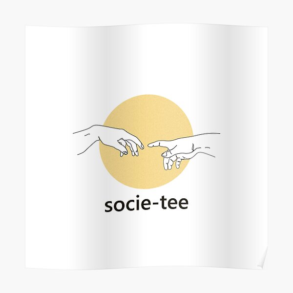 "SOCIE-TEE logo" Poster by Akash9790 | Redbubble
