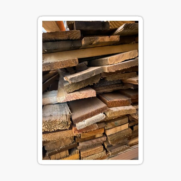 "Pallet Wood Stack" Sticker for Sale by CrumblissArt | Redbubble