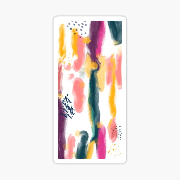 "Pastel paint strokes" Sticker for Sale by gunpowdersdust | Redbubble