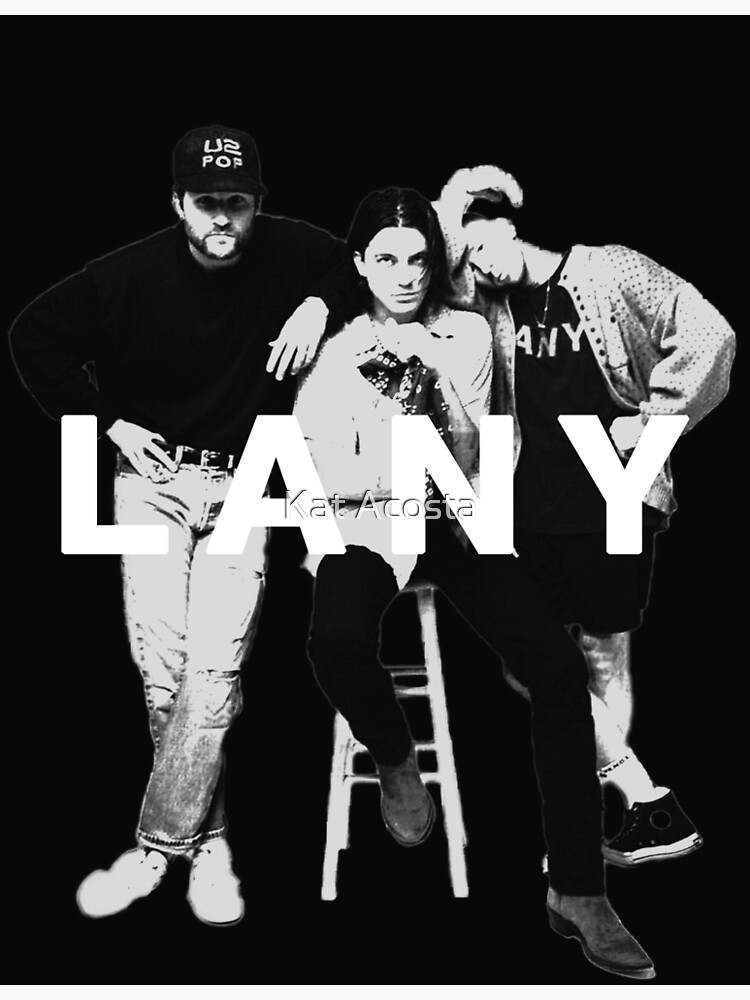 "LANY Poster B&W" Poster for Sale by fazekitkat | Redbubble