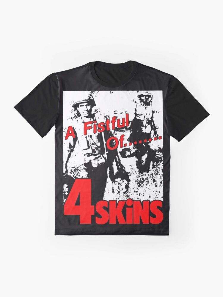 "4 Skins - 4Skins - Skinhead - A Fistful of 4 Skins" T-shirt by ...