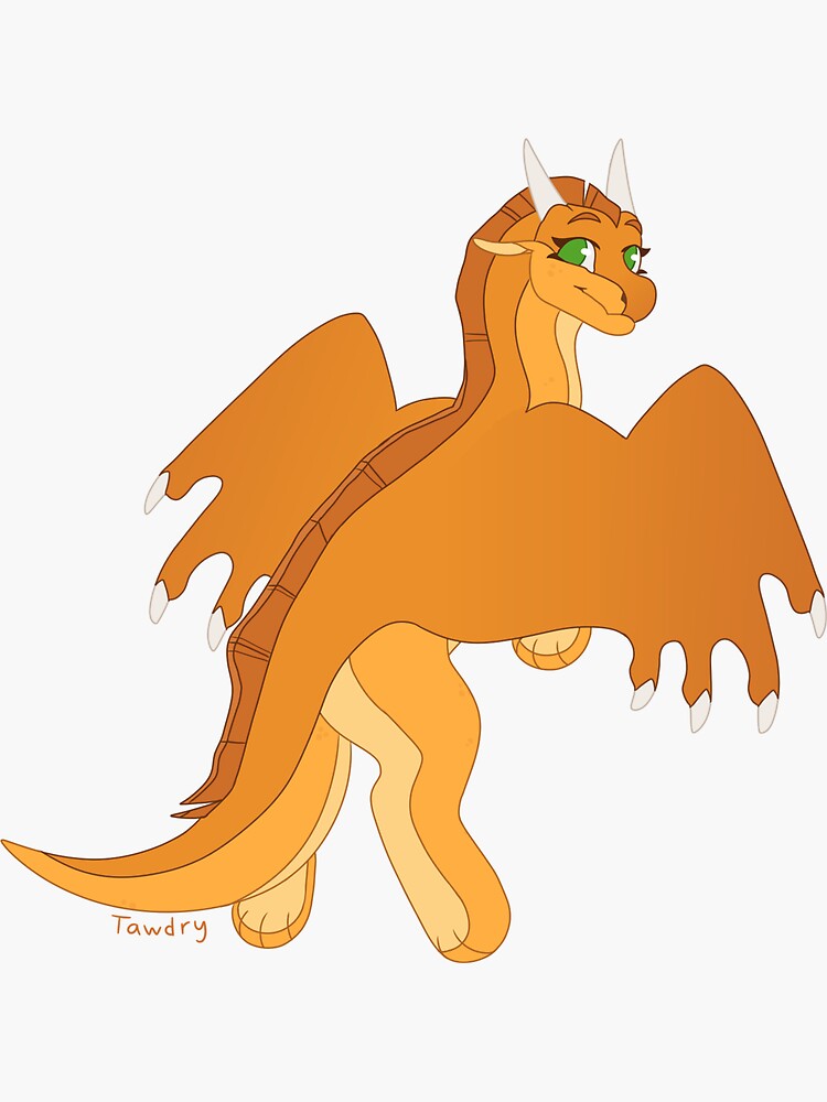 "Sunny | WoF \ Wings of Fire sticker" Sticker for Sale by Tawdry ...