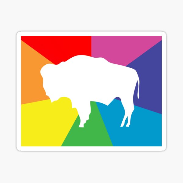 "wyoming color burst" Sticker for Sale by chromatosis | Redbubble