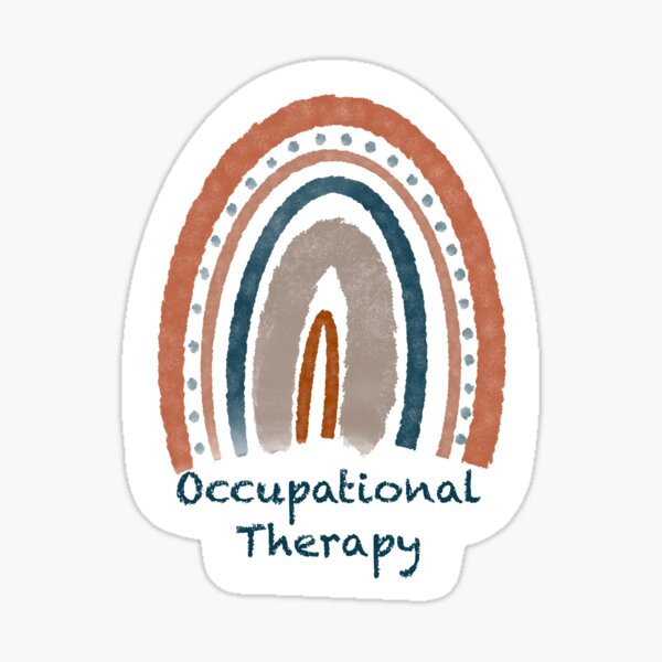 "Occupational Therapy Rainbow" Sticker for Sale by faragm | Redbubble