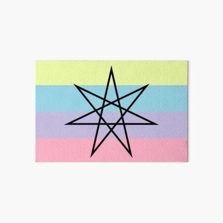 "Kingender/Otherkin Pride Flag" Art Board Print by dalplus | Redbubble