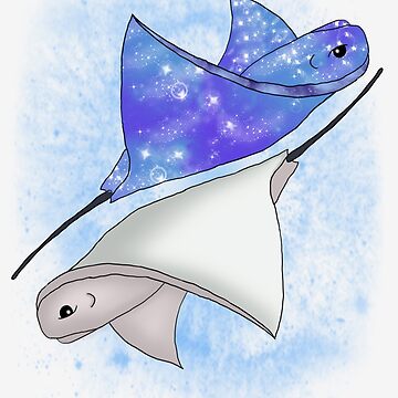 "Cownose Ray Love" Sticker for Sale by NancyMaeDesgins | Redbubble