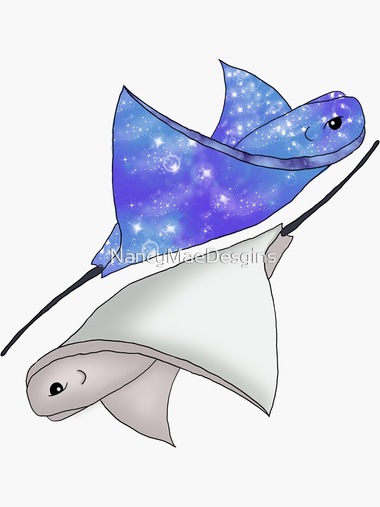 "Cownose Ray Love" Sticker for Sale by NancyMaeDesgins | Redbubble